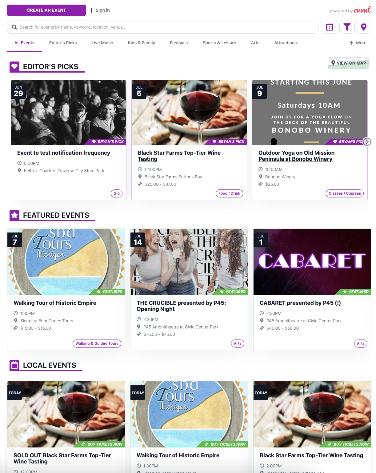 Create an Evvnt Calendar Page for More Event Coverage – Partners